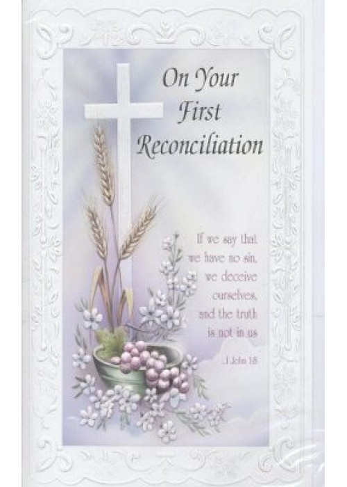 Communion card for Reconciliation | First Holy Communion