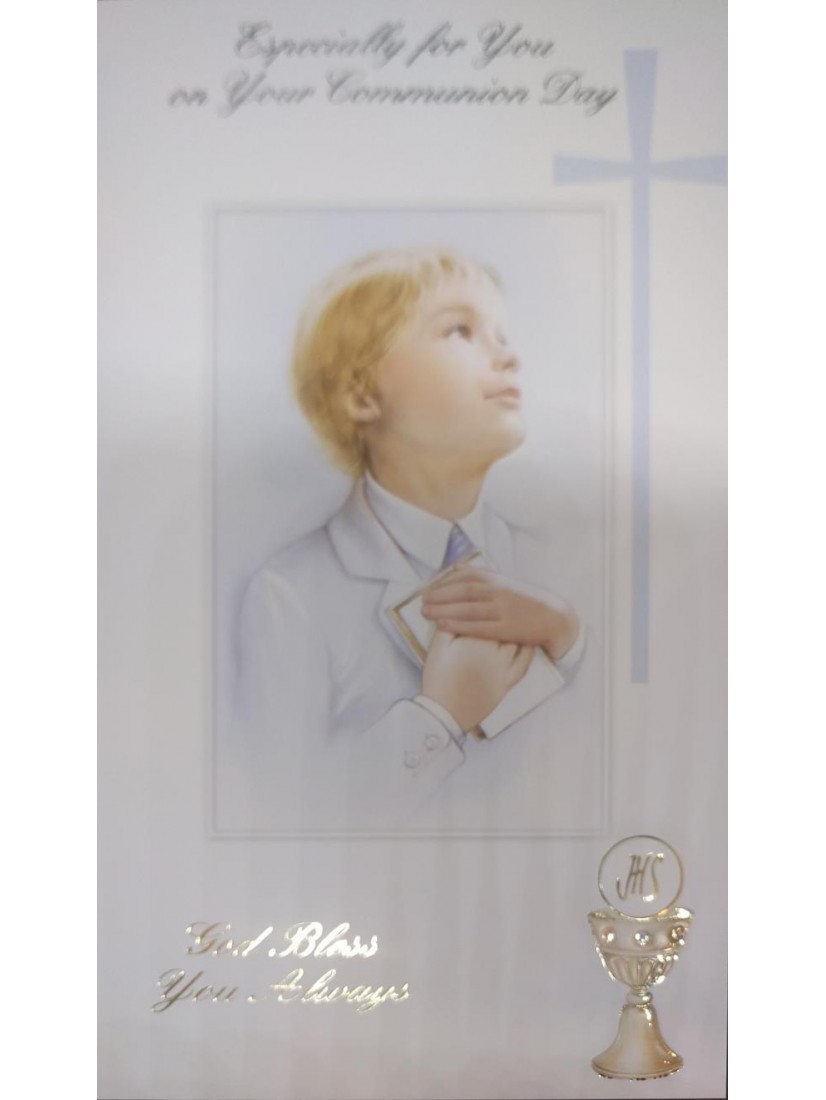 A Popular Communion Card Boy from our range of Holy Communion Cards